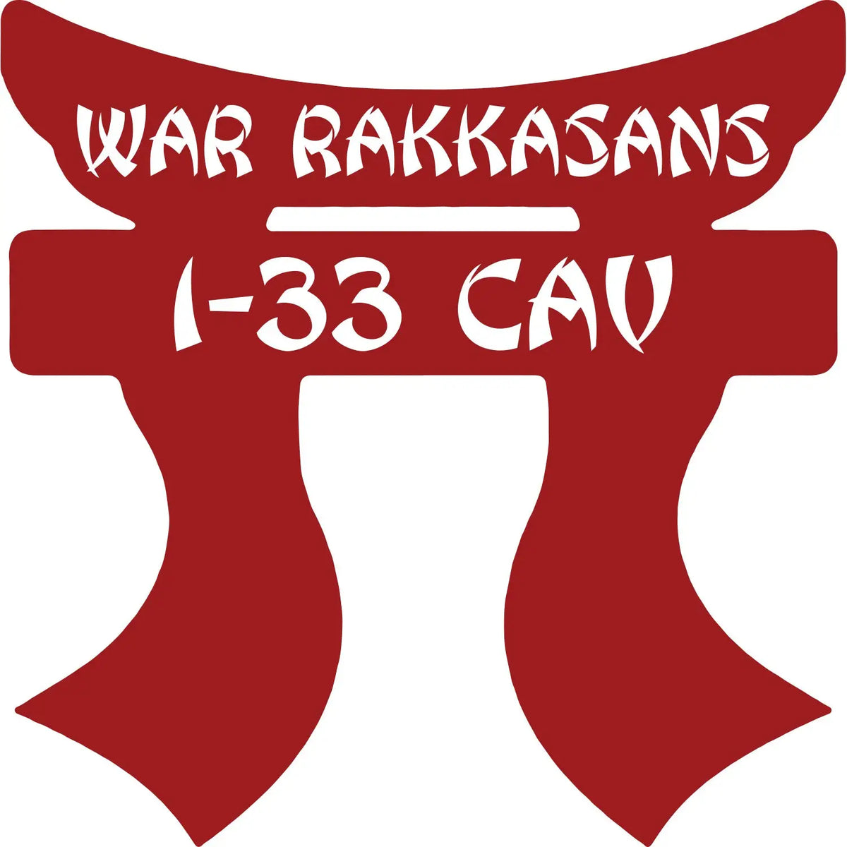 Shop 1st Squadron, 33rd Cavalry Regiment "War Rakkasans" Merchandise