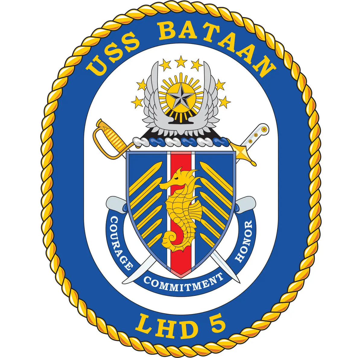 Exclusive USS Bataan (LHD-5) Merchandise - U.S. Navy Legacy Apparel ...