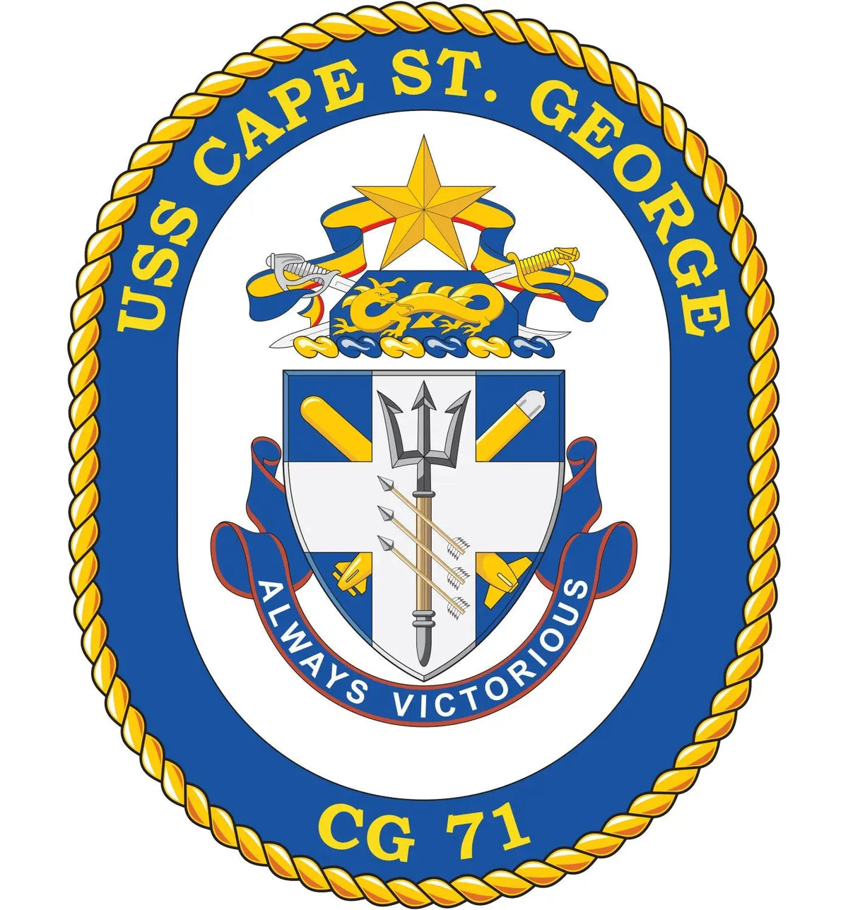 Official USS Cape St. George (CG-71) Merchandise | U.S. Navy Exclusive ...