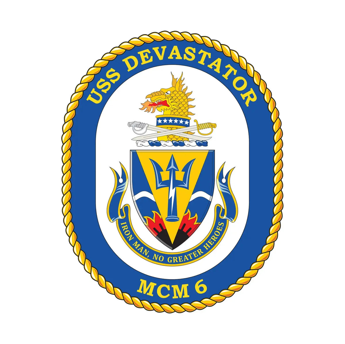 Official USS Devastator (MCM-6) Merchandise