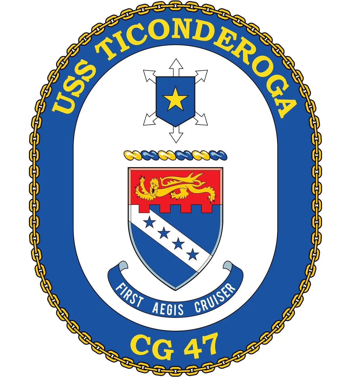 Official USS Ticonderoga (CG-47) Merchandise | U.S. Navy Exclusive ...