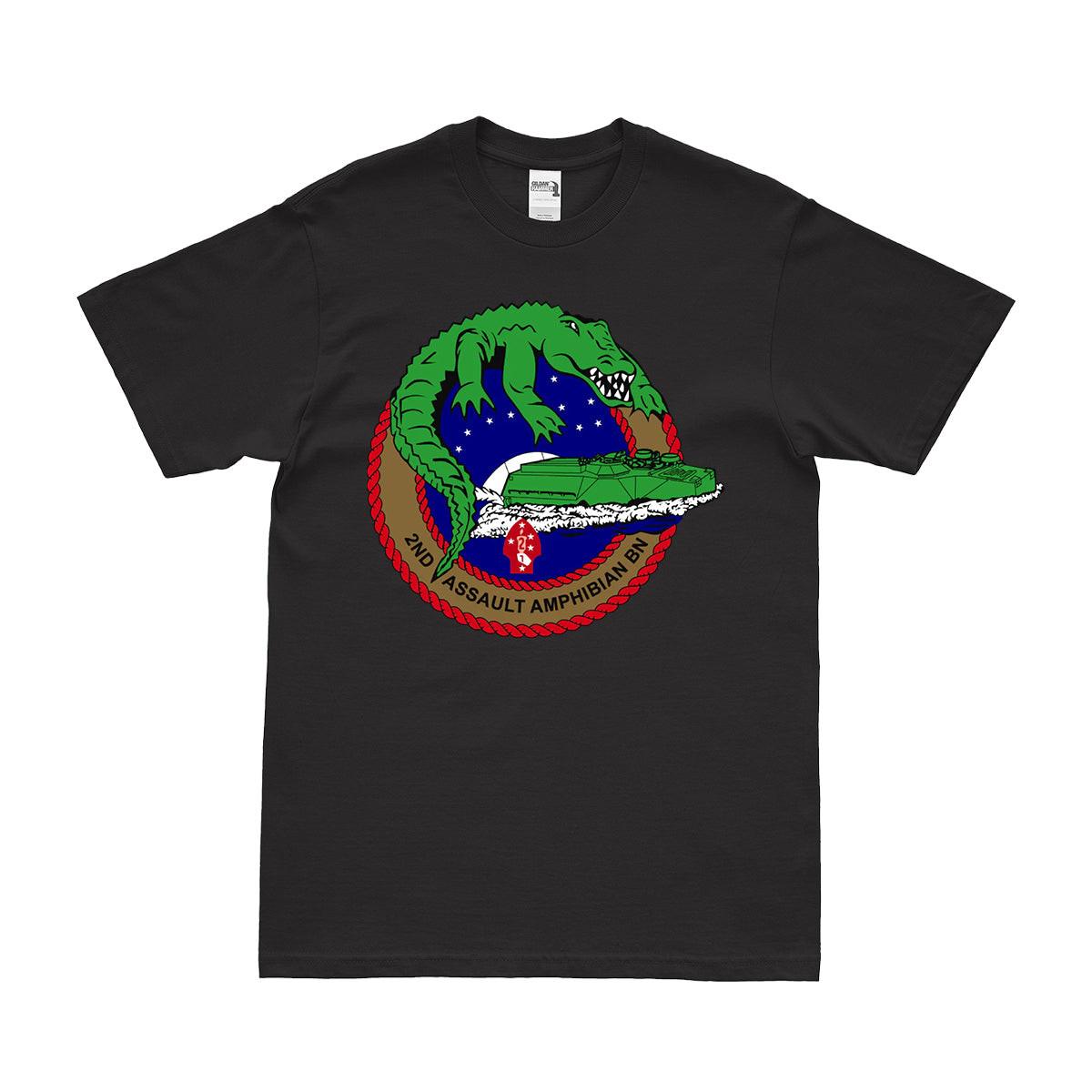 2nd AABn Logo Emblem T-Shirt - USMC Merchandise & Gifts