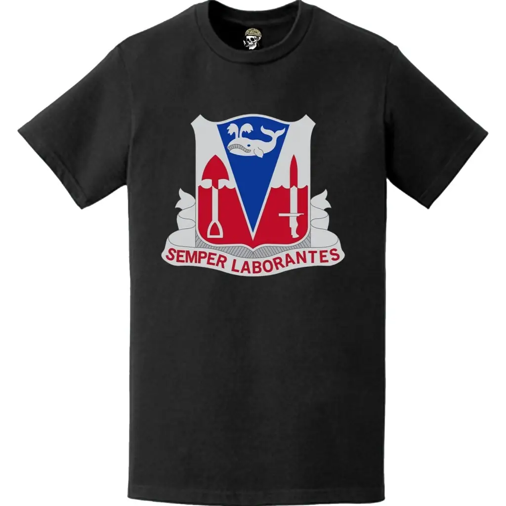 579th Engineer Battalion Logo Emblem T-Shirt - USACE Legacy Merchandise