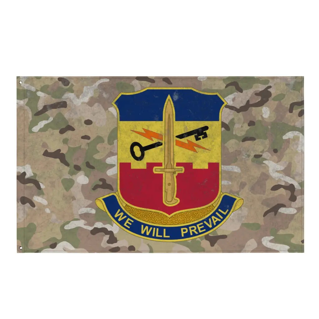 741st Engineer Battalion Indoor Wall Flag