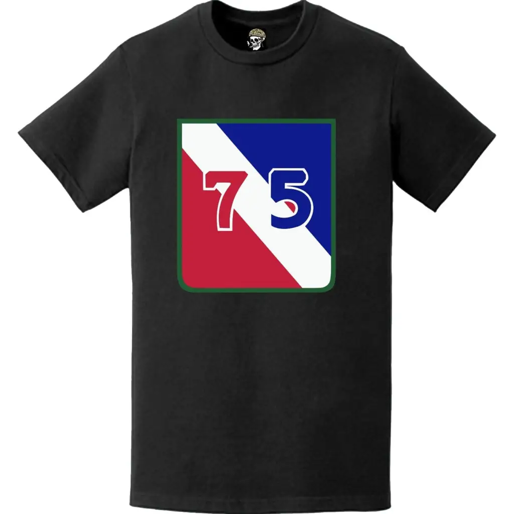 Official 75th Infantry Division (75th ID) SSI Logo Crest T-Shirt | A ...