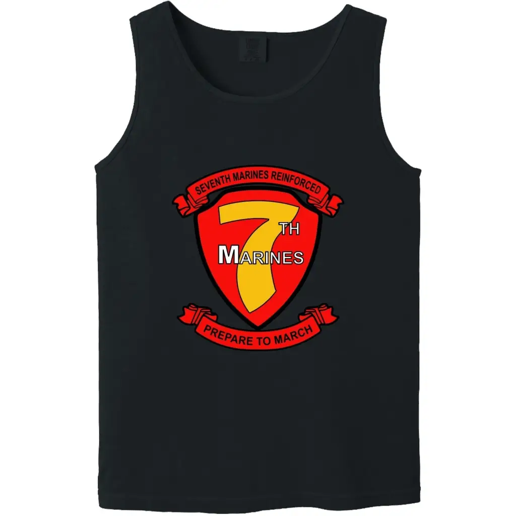 7th Marine Regiment Logo Emblem Tank Top