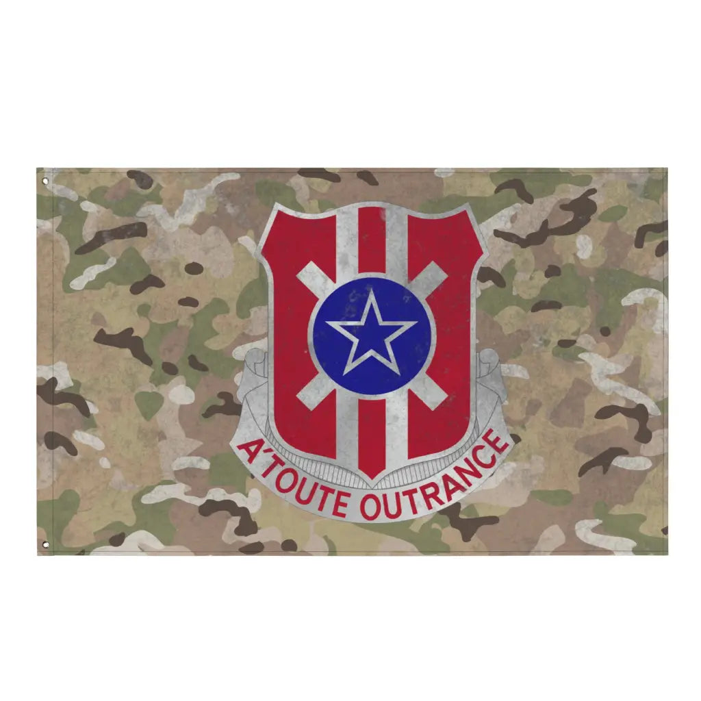 854th Engineer Battalion Indoor Wall Flag