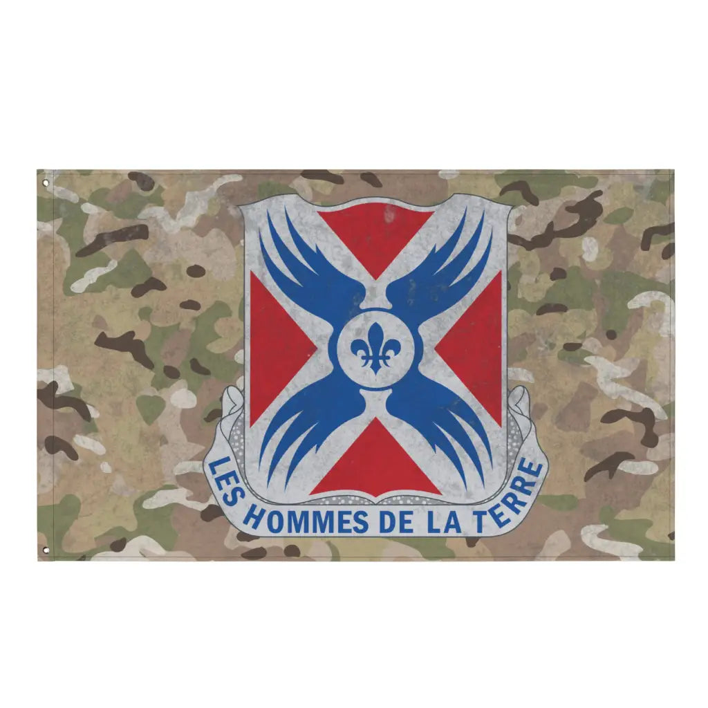877th Engineer Battalion Indoor Wall Flag