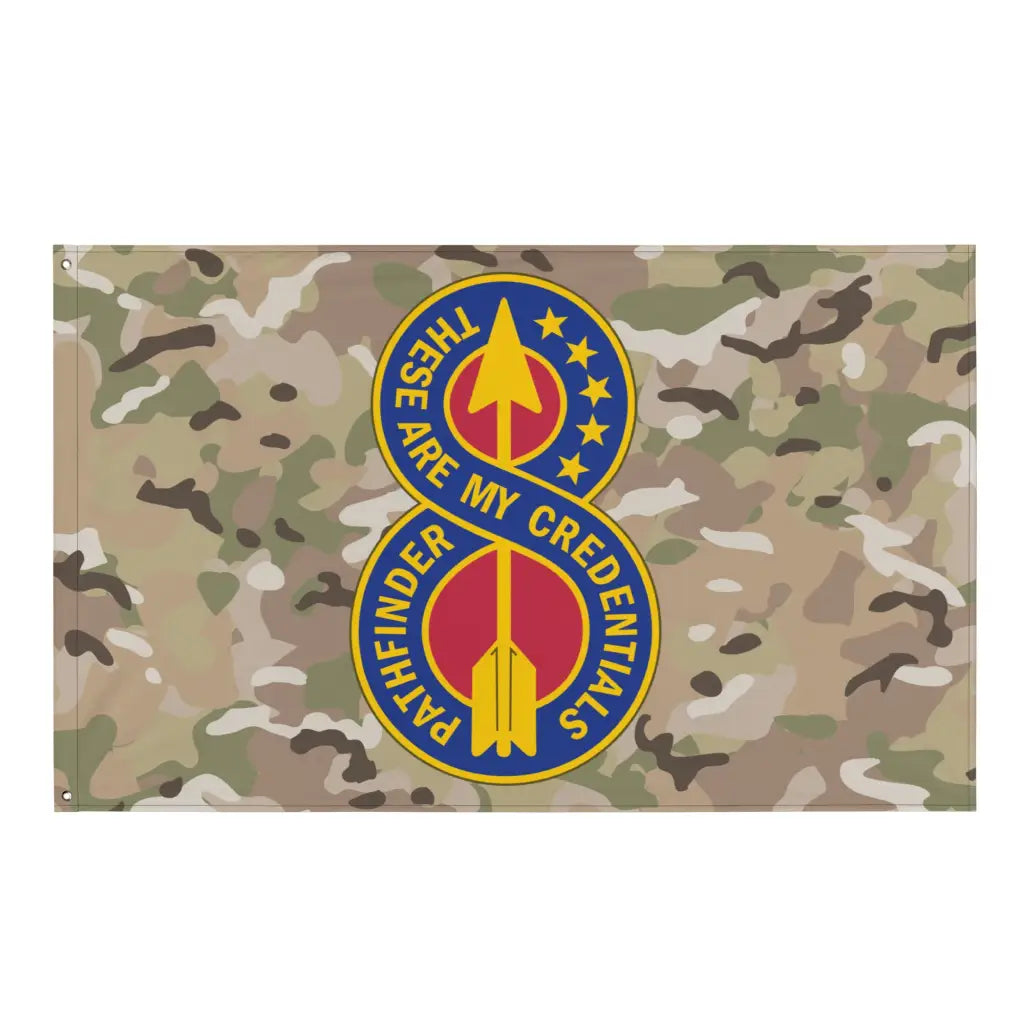 8th Infantry Division DUI Indoor Wall Flag