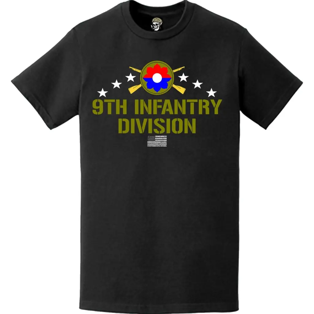 9th Infantry Division (9th ID) Crossed Infantry Rifles T-Shirt