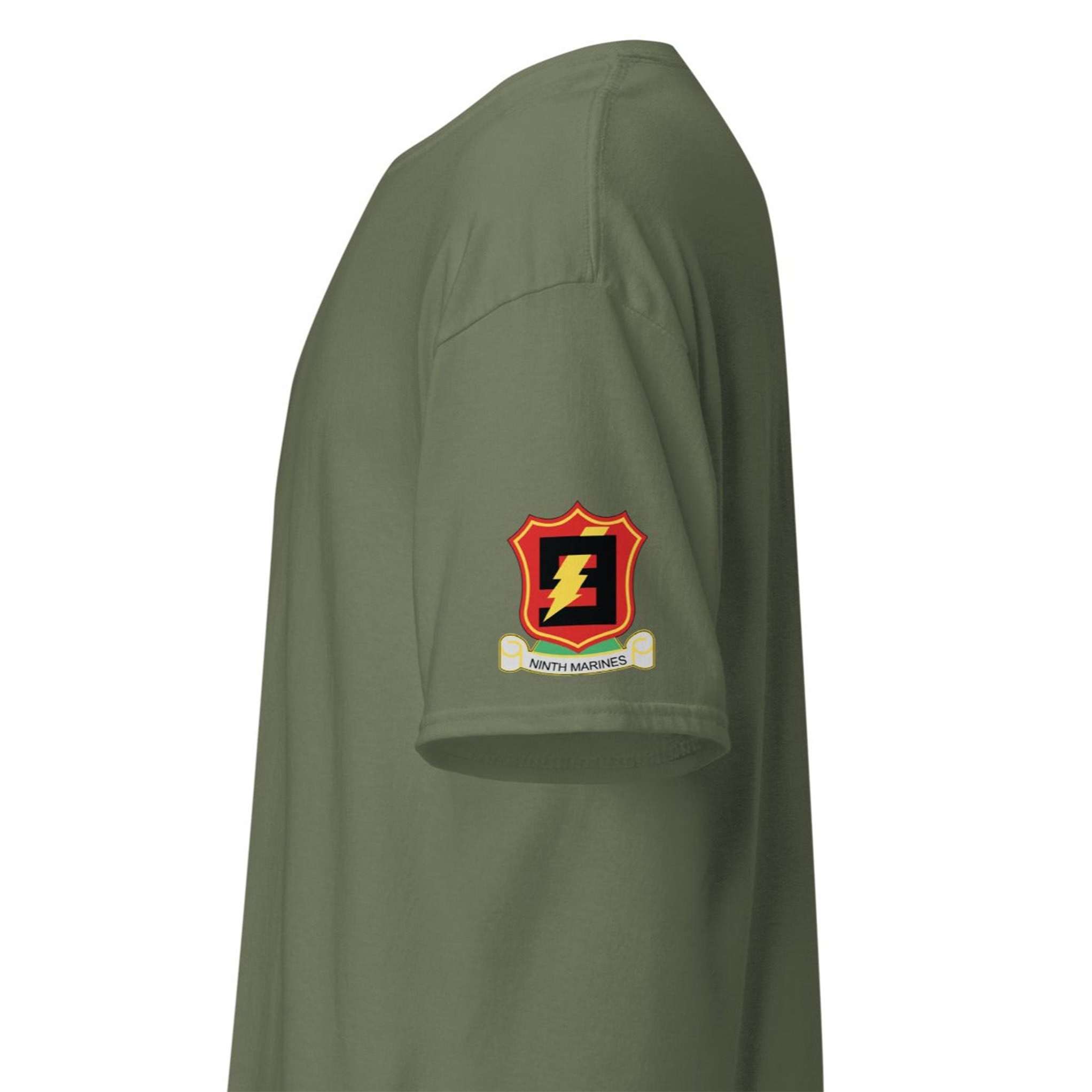 Double-Sided 1/9 Marines Whiskey Label T-Shirt