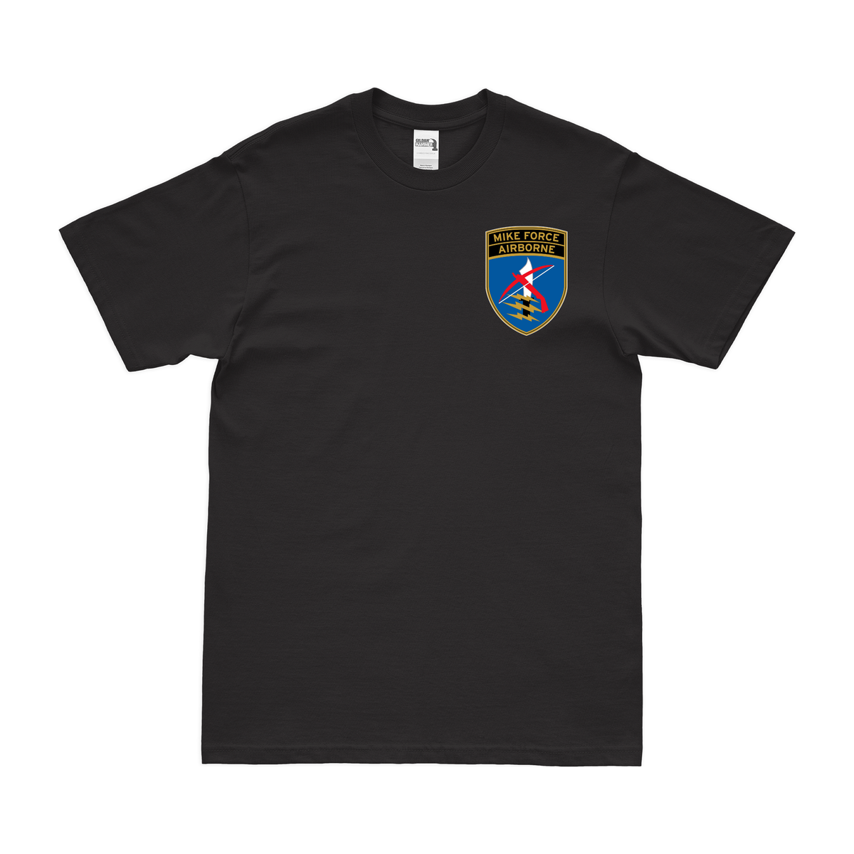 MIKE Force Special Forces Logo Left Chest Emblem T-Shirt