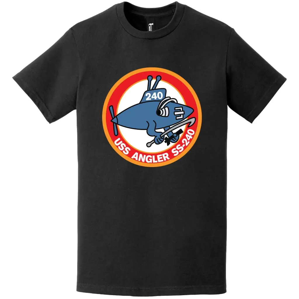 USS Angler (SS-240) Gato-class Submarine Logo T-Shirt