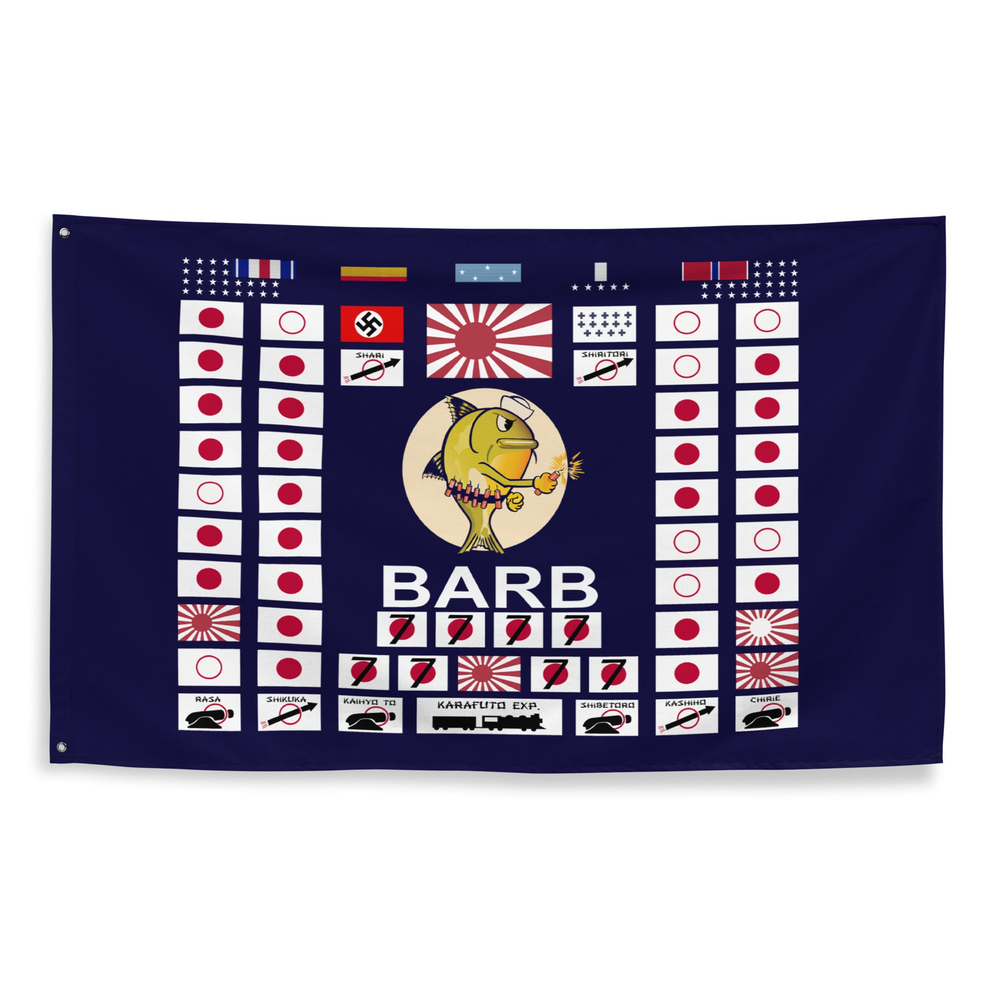 USS Barb SS-220 Battle Flag - Indoor Wall Flag