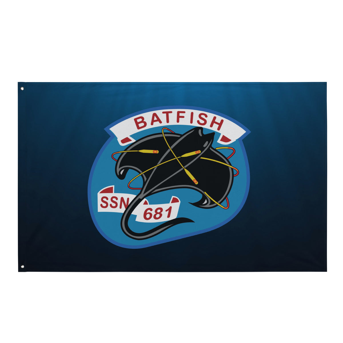 USS Batfish (SSN-681) Submarine Wall Flag