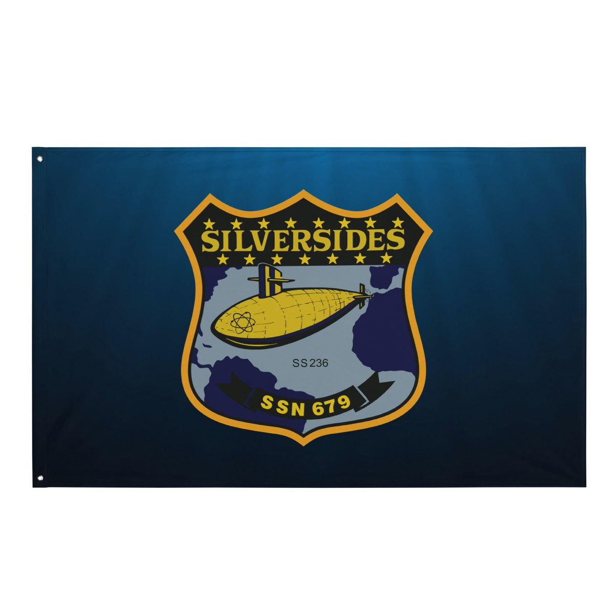 USS Silversides (SSN-679) Submarine Wall Flag