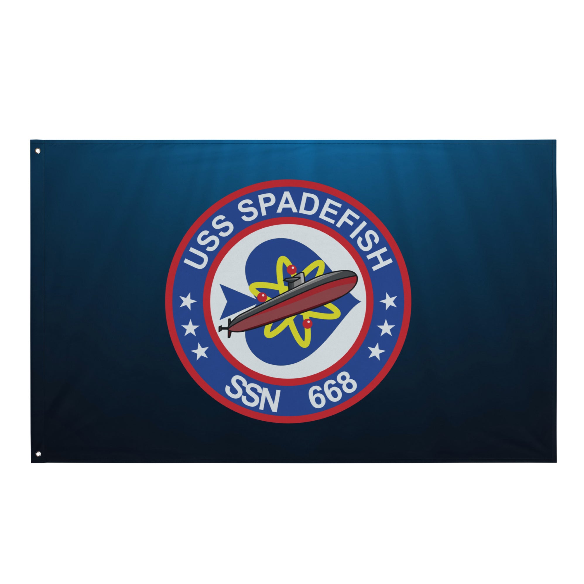USS Spadefish (SSN-668) Submarine Wall Flag