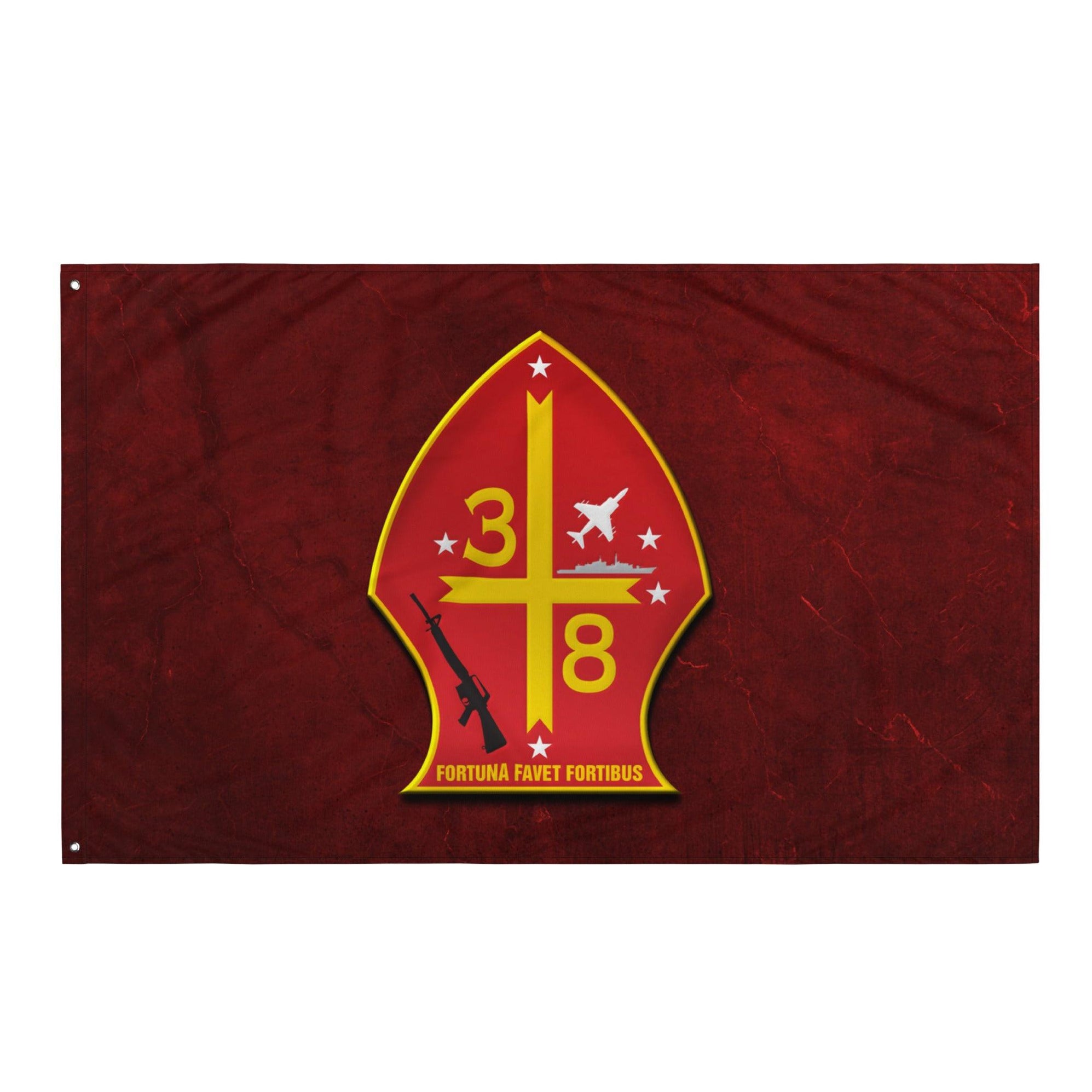3rd Battalion 8th Marines (3/8 Marines) Wall Flag