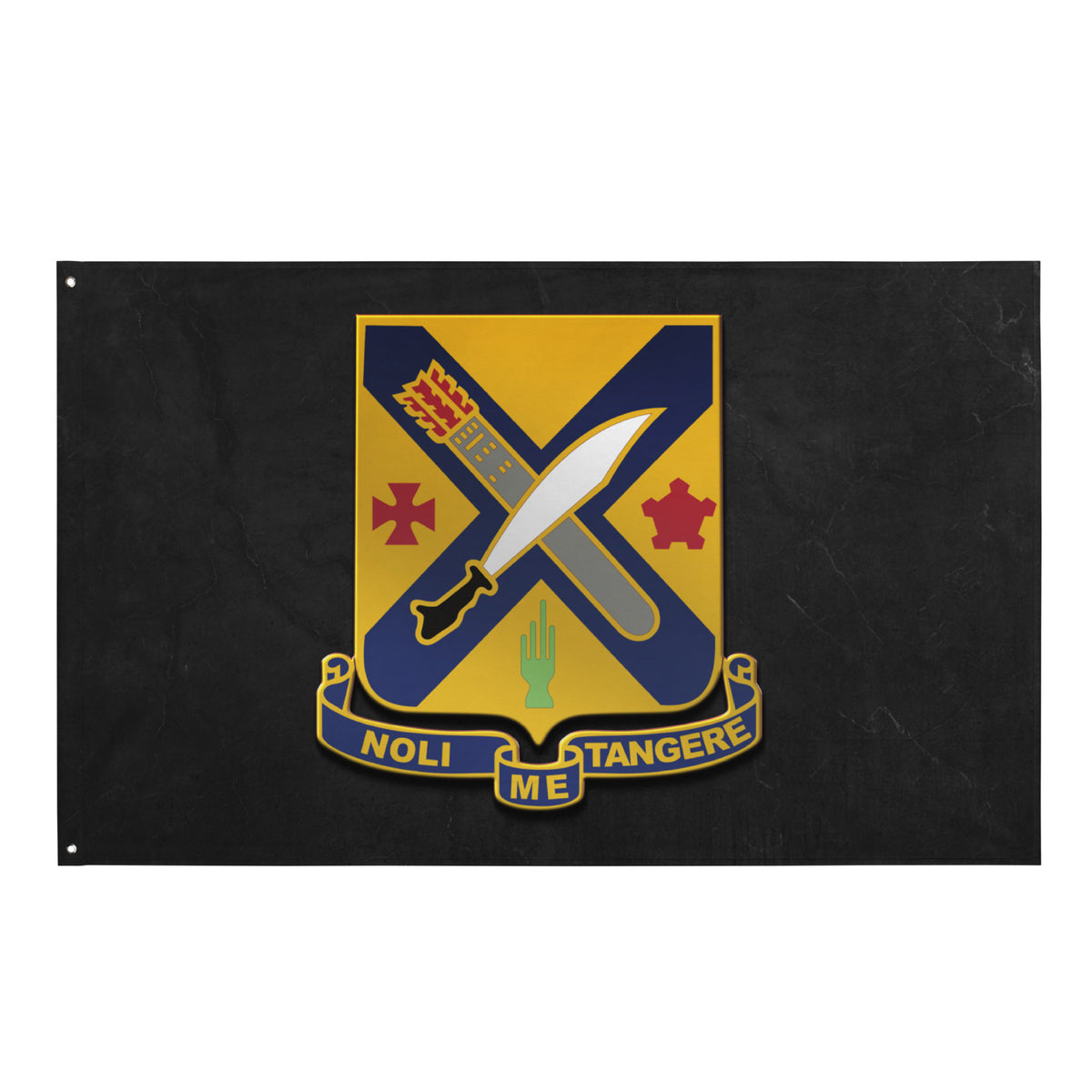 U.S. Army 2nd Infantry Regiment Emblem Flag