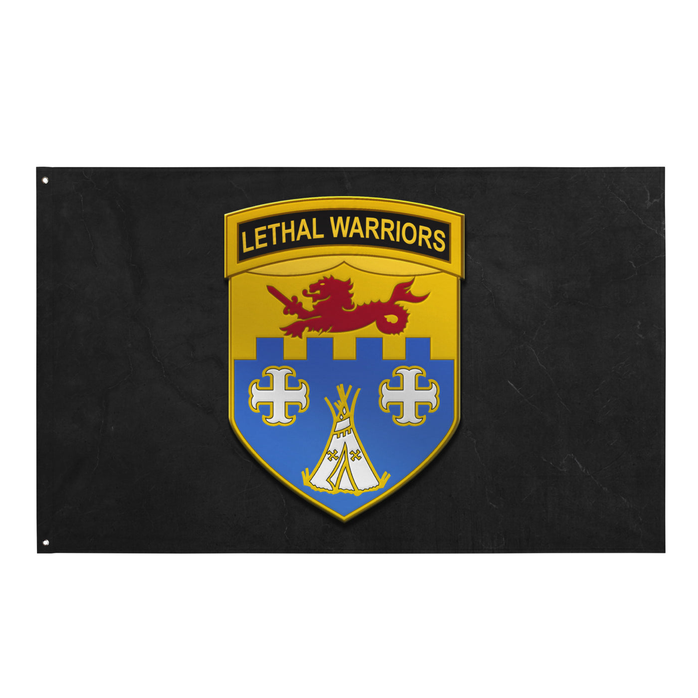 U.S. Army 2-12 Infantry 'Lethal Warriors' Flag