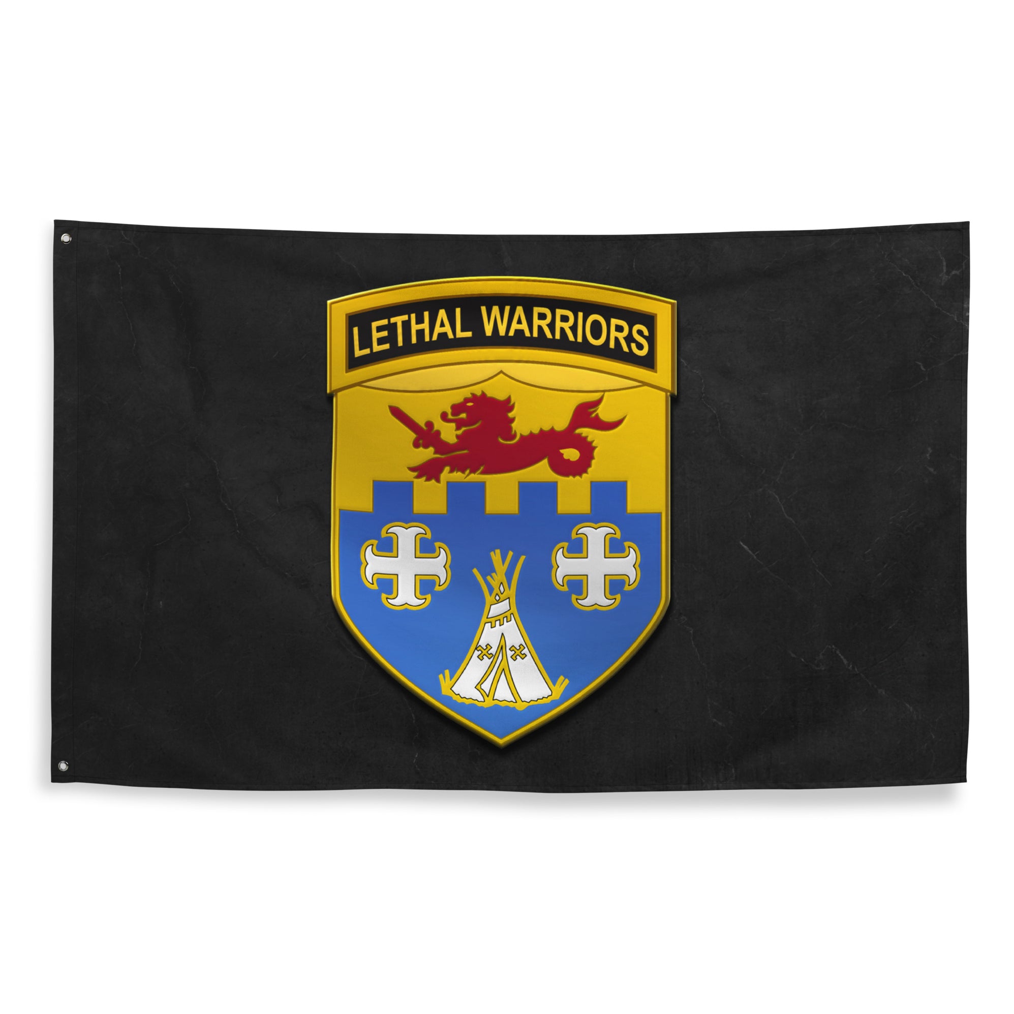 U.S. Army 2-12 Infantry 'Lethal Warriors' Flag