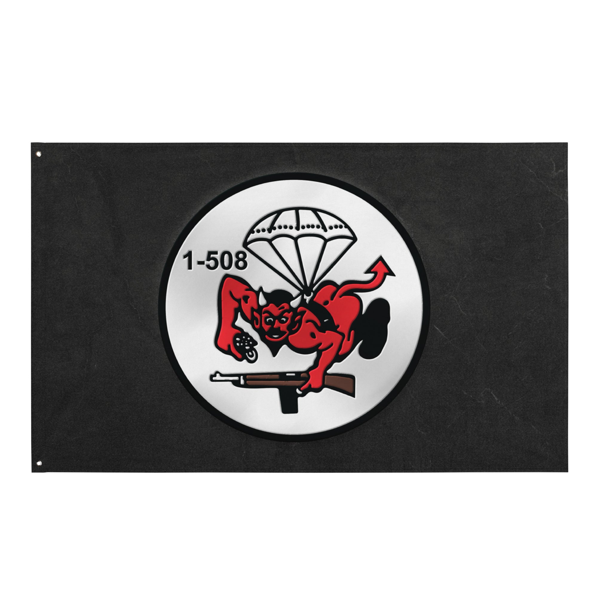 1-508 Parachute Infantry '1 Fury' Butt Devil Flag