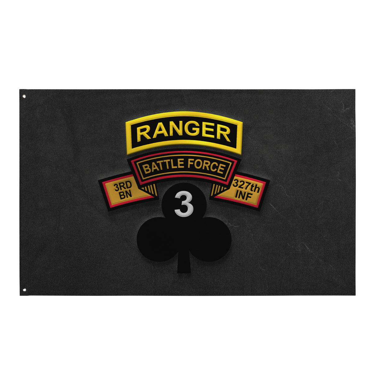 U.S. Army 3-327 INF Shamrock Ranger Tab Flag