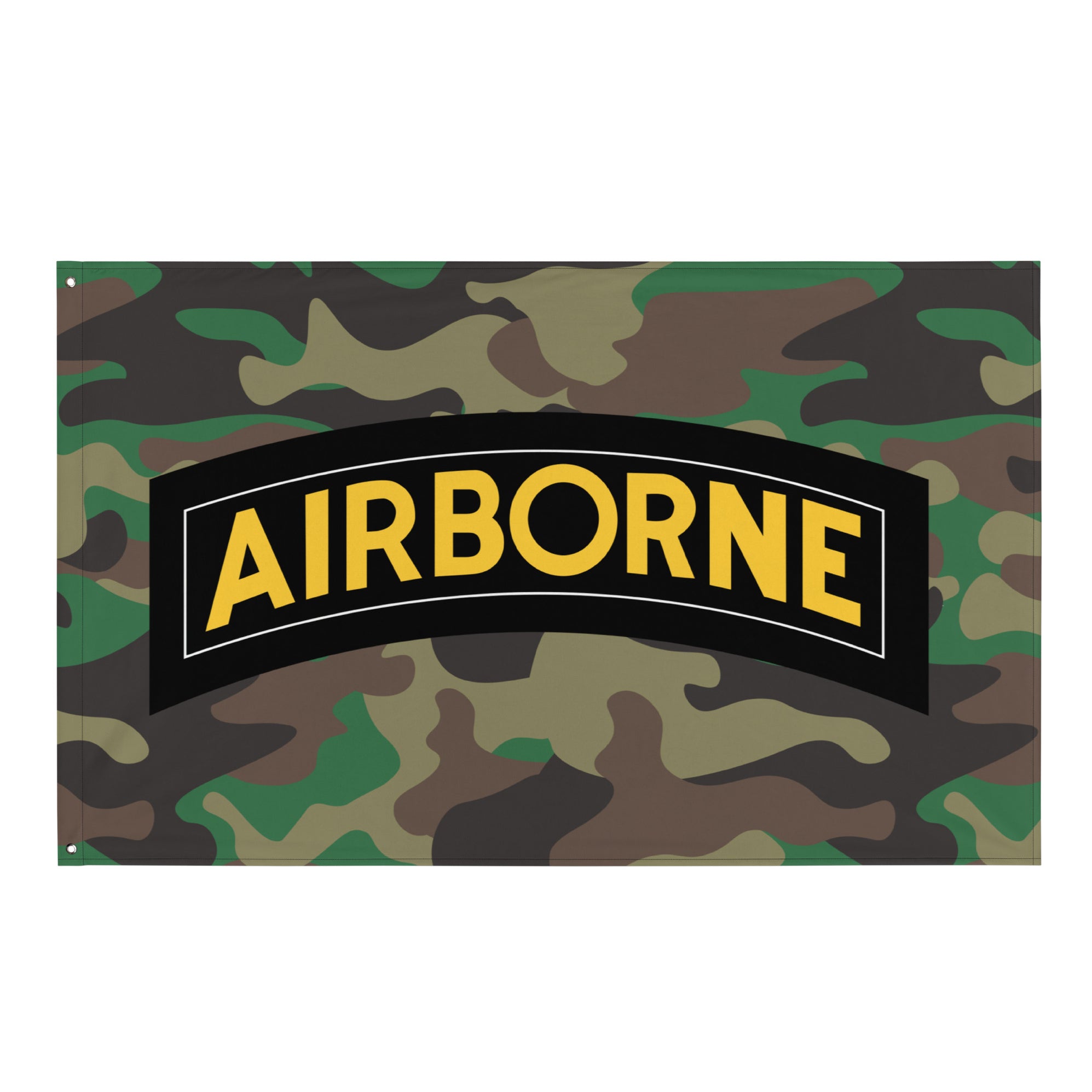 U.S. Army Airborne Tab M81 Woodland Camo Flag