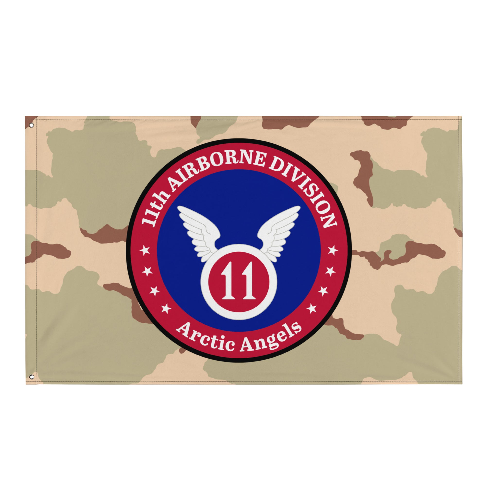11th Airborne Division Emblem DCU Camo Flag