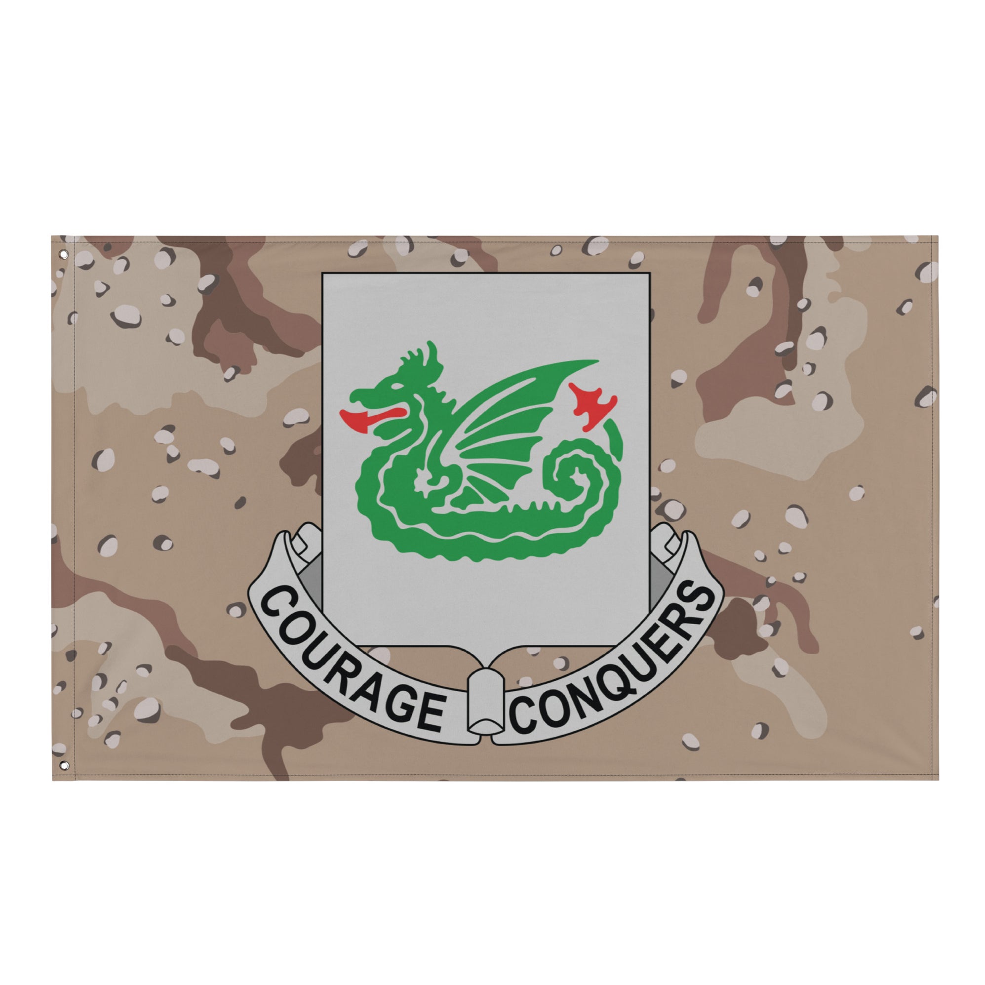 37th Armor Regiment (37 AR) Chocolate Chip Camo Flag