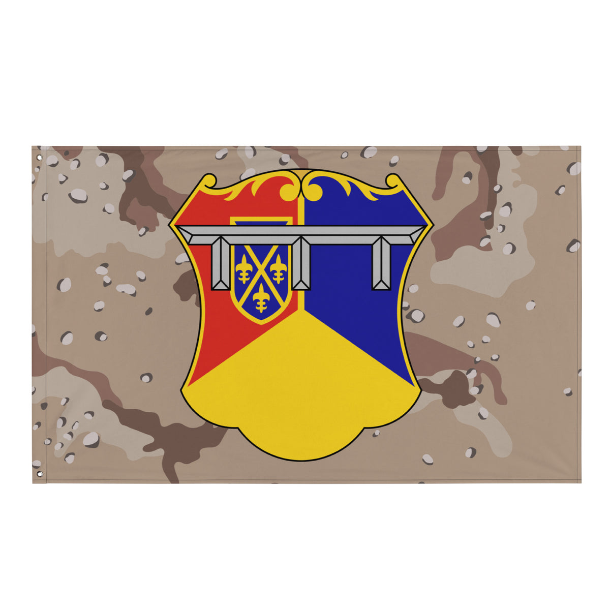 66th Armor Regiment (66 AR) Chocolate Chip Camo Flag