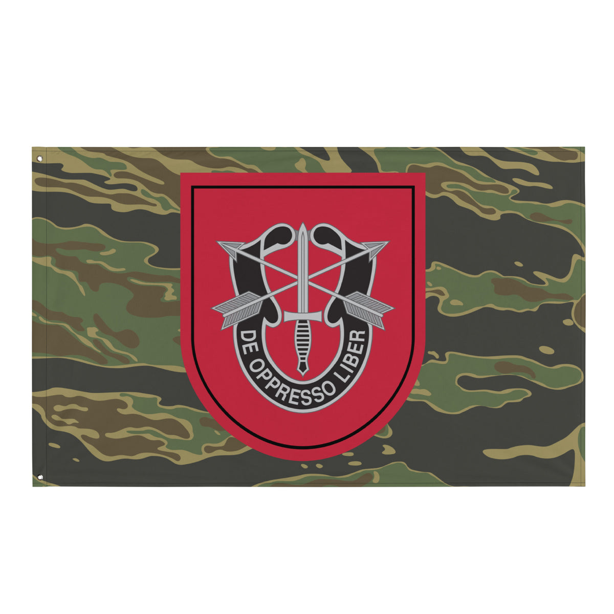 7th Special Forces Group (7th SFG) Tiger Stripe Camo Flag