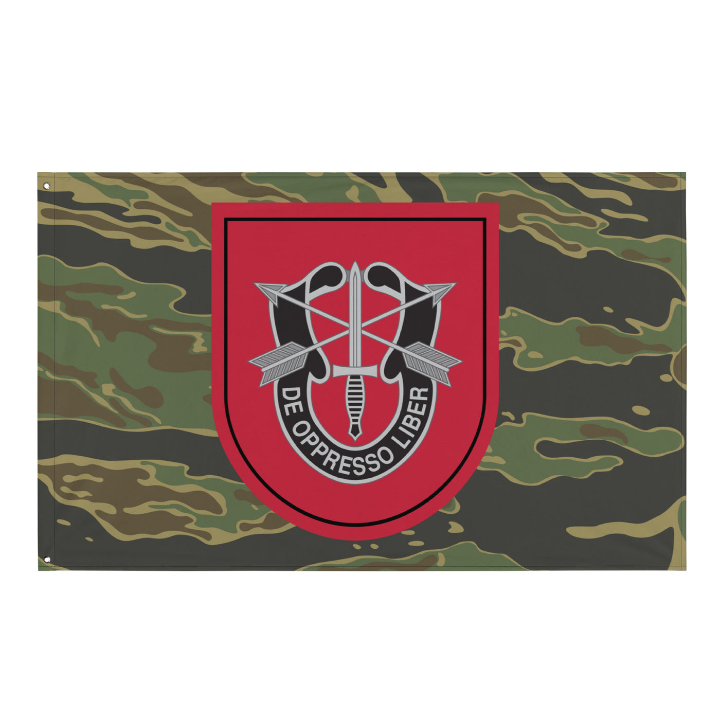 7th Special Forces Group (7th SFG) Tiger Stripe Camo Flag
