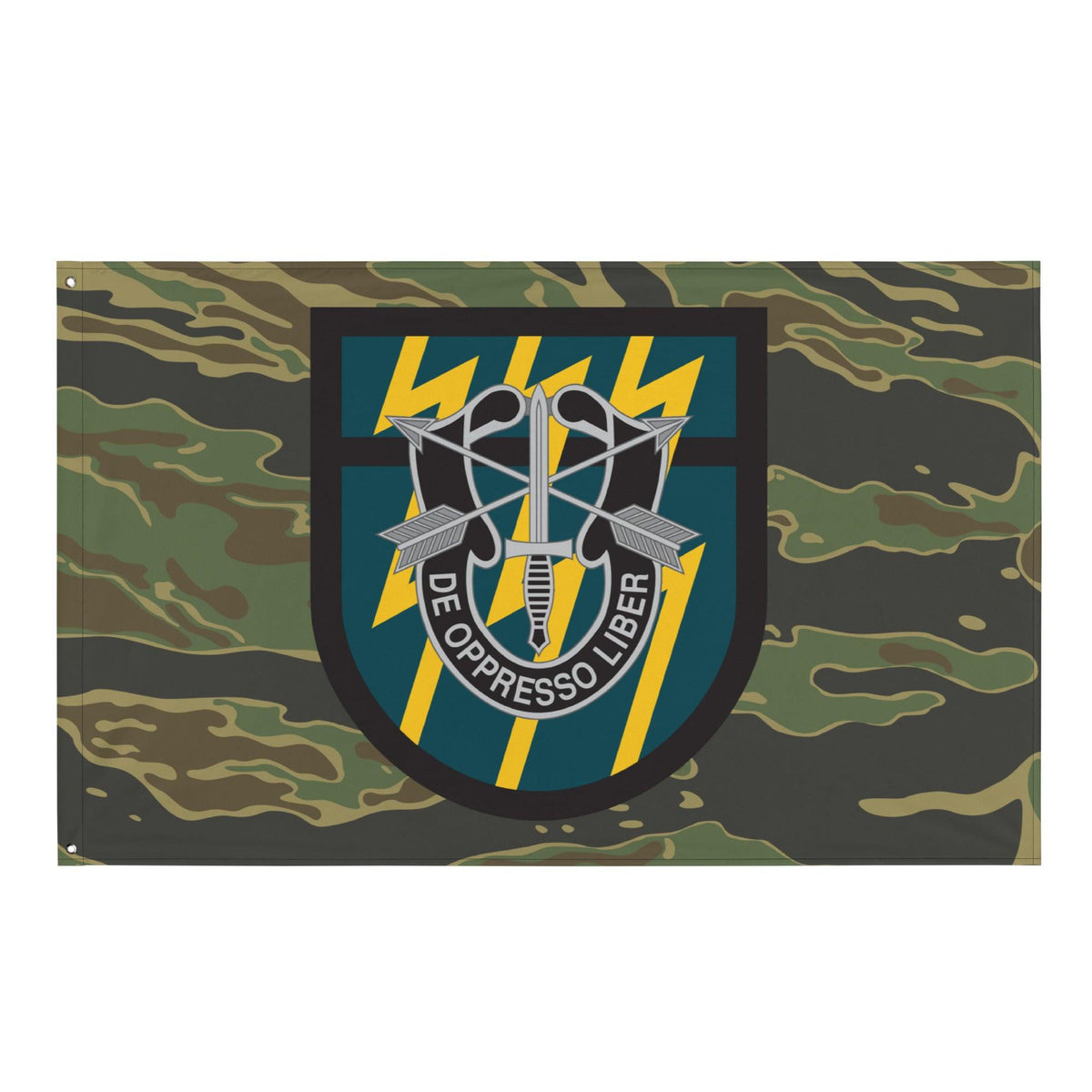 12th Special Forces Group (12th SFG) Tiger Stripe Camo Flag