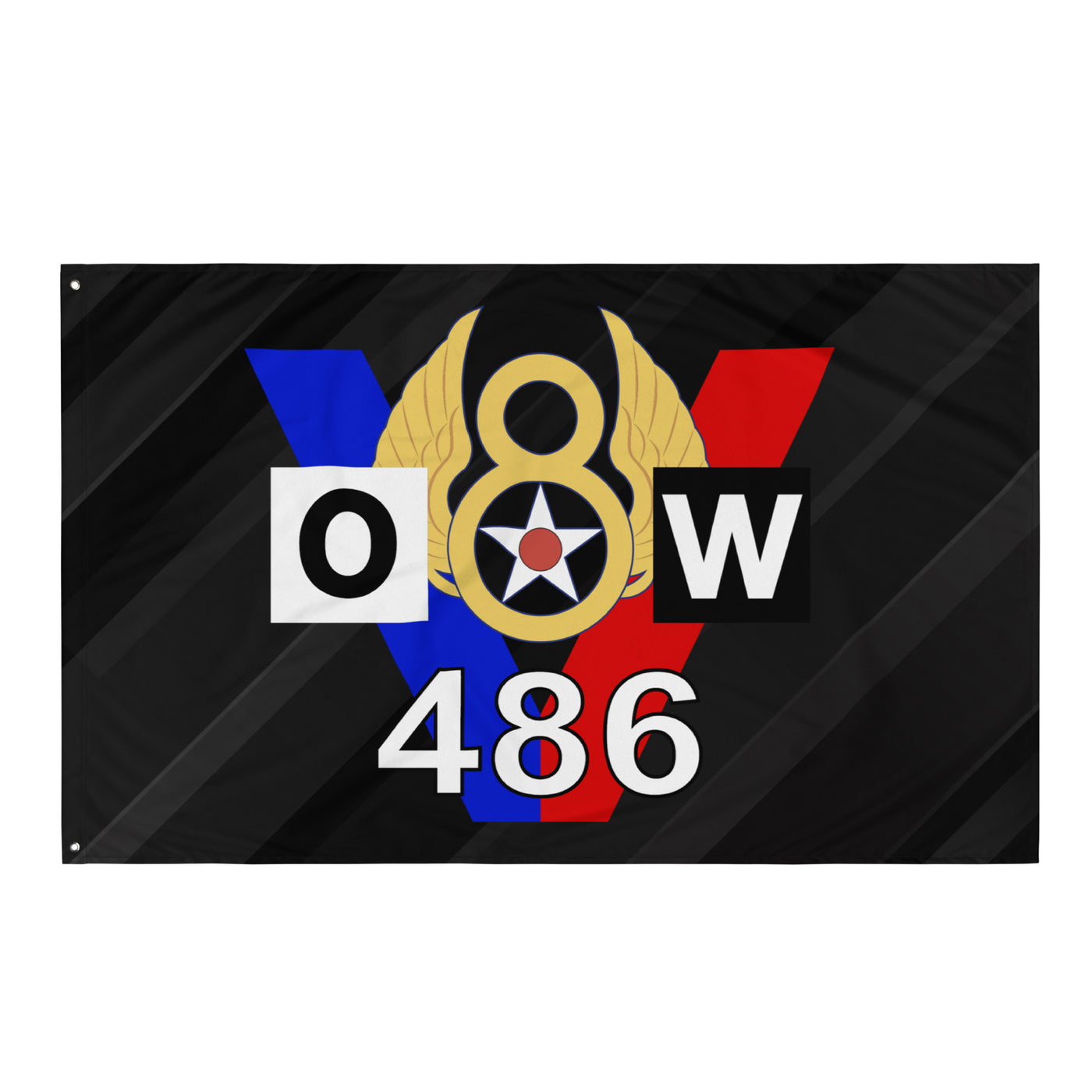 486th Bombardment Group Logo Emblem Flag - Legacy of Valor