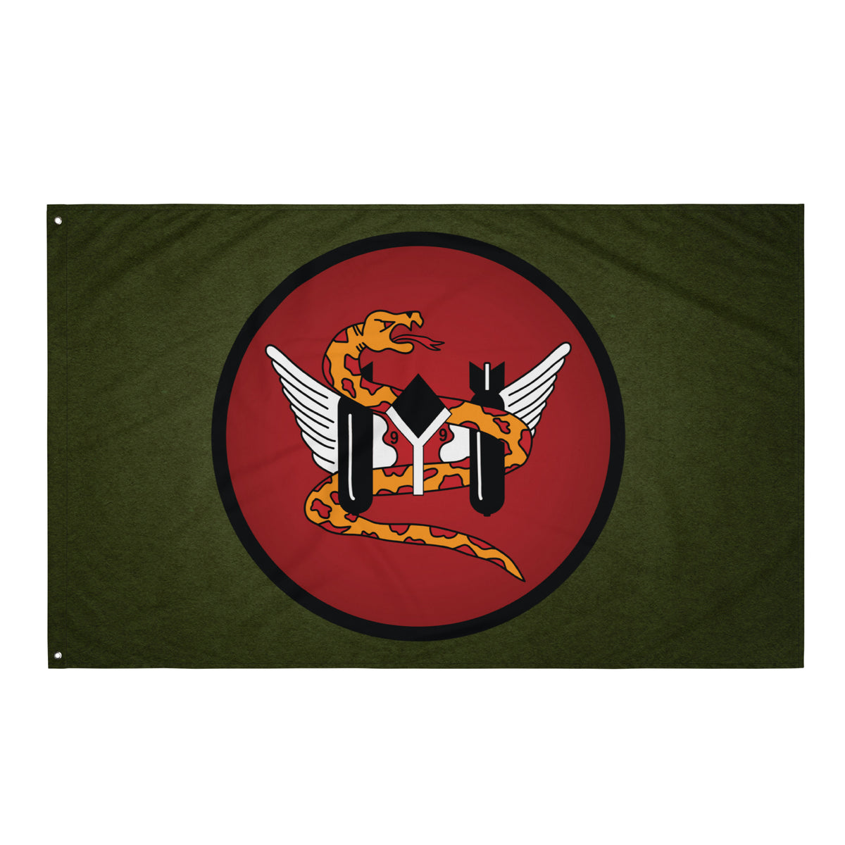 99th Bomb Group (Heavy) WW2 Military Green Flag