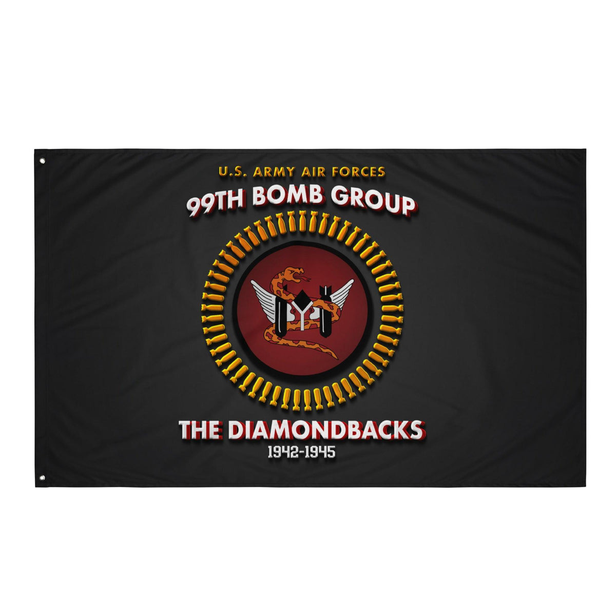 99th Bomb Group WW2 Legacy Black Flag