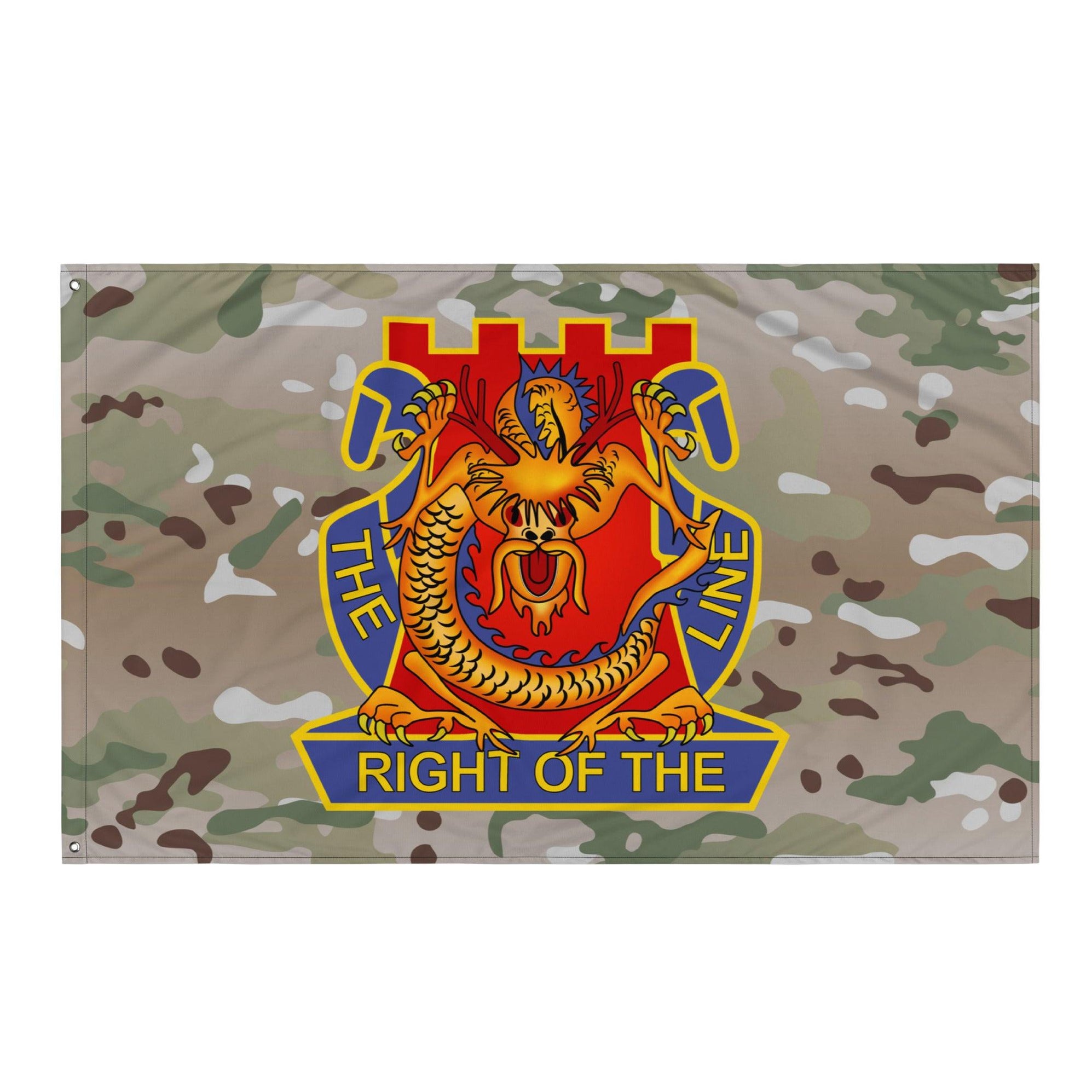 U.S. Army 14th Infantry Regiment Multicam Flag
