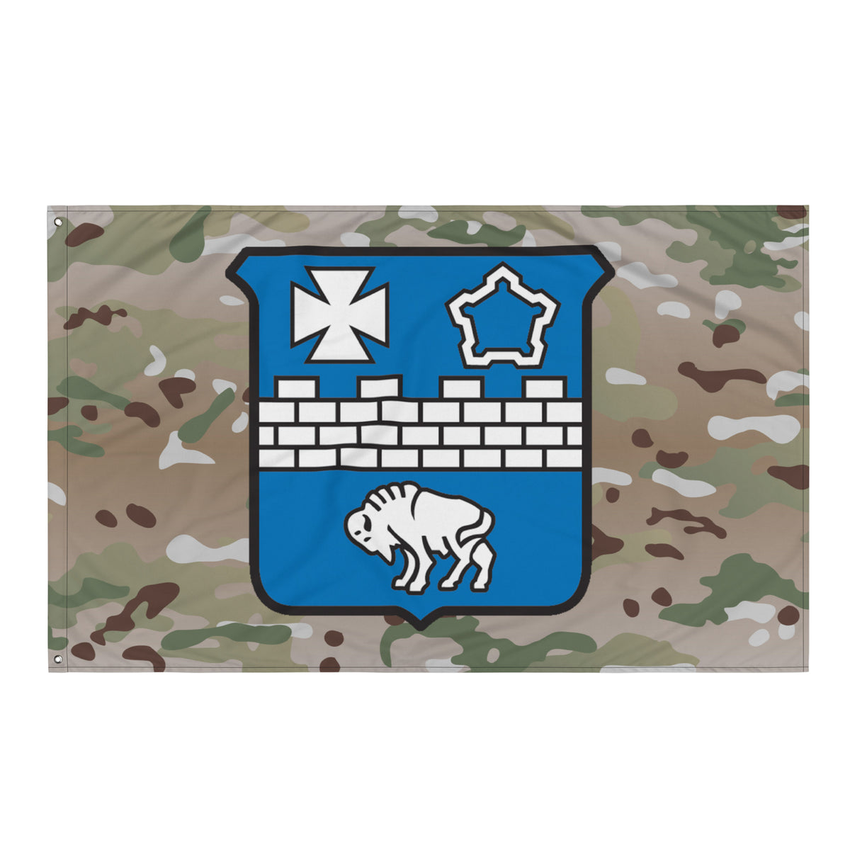 U.S. Army 17th Infantry Regiment Multicam Flag