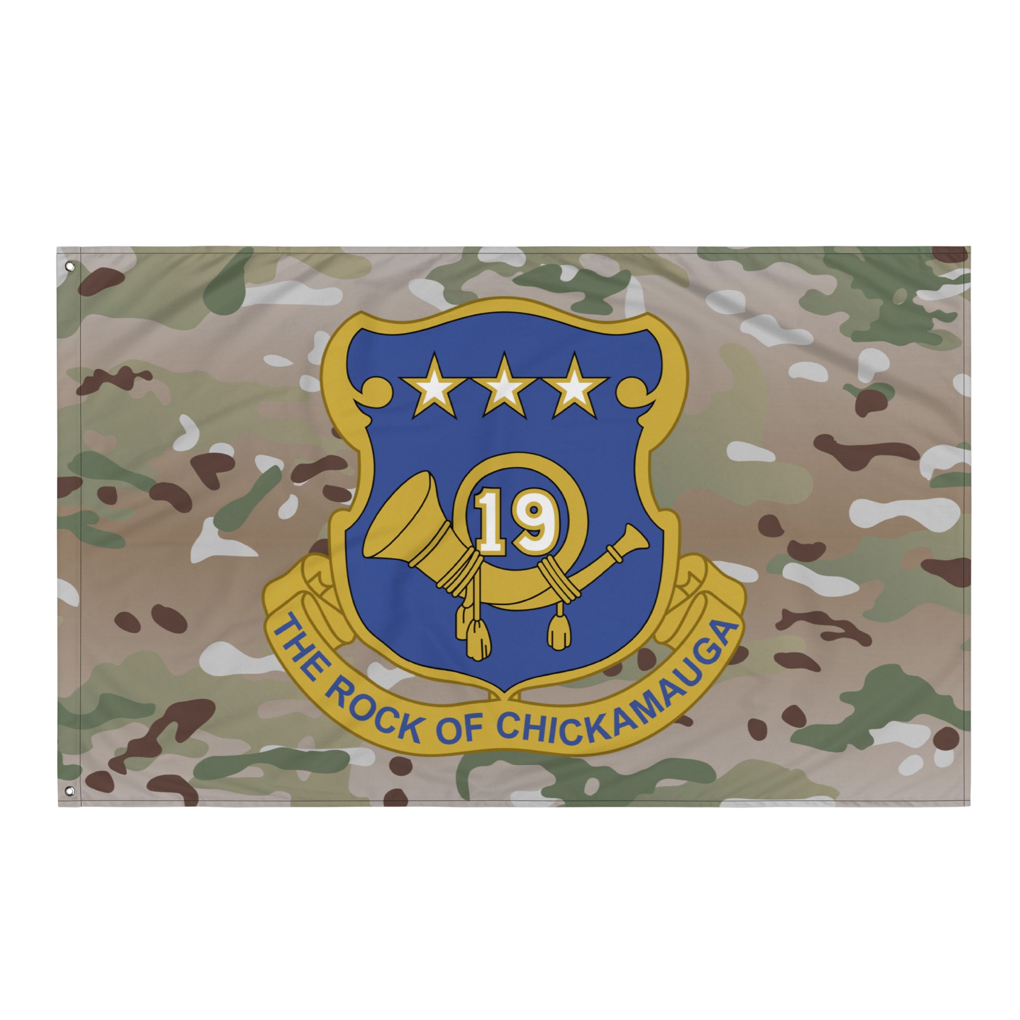 U.S. Army 19th Infantry Regiment Multicam Flag
