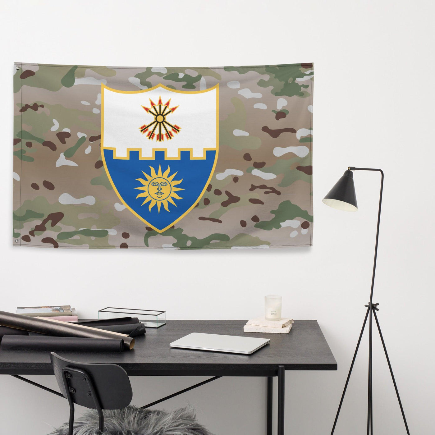 U.S. Army 22nd Infantry Regiment Multicam Flag