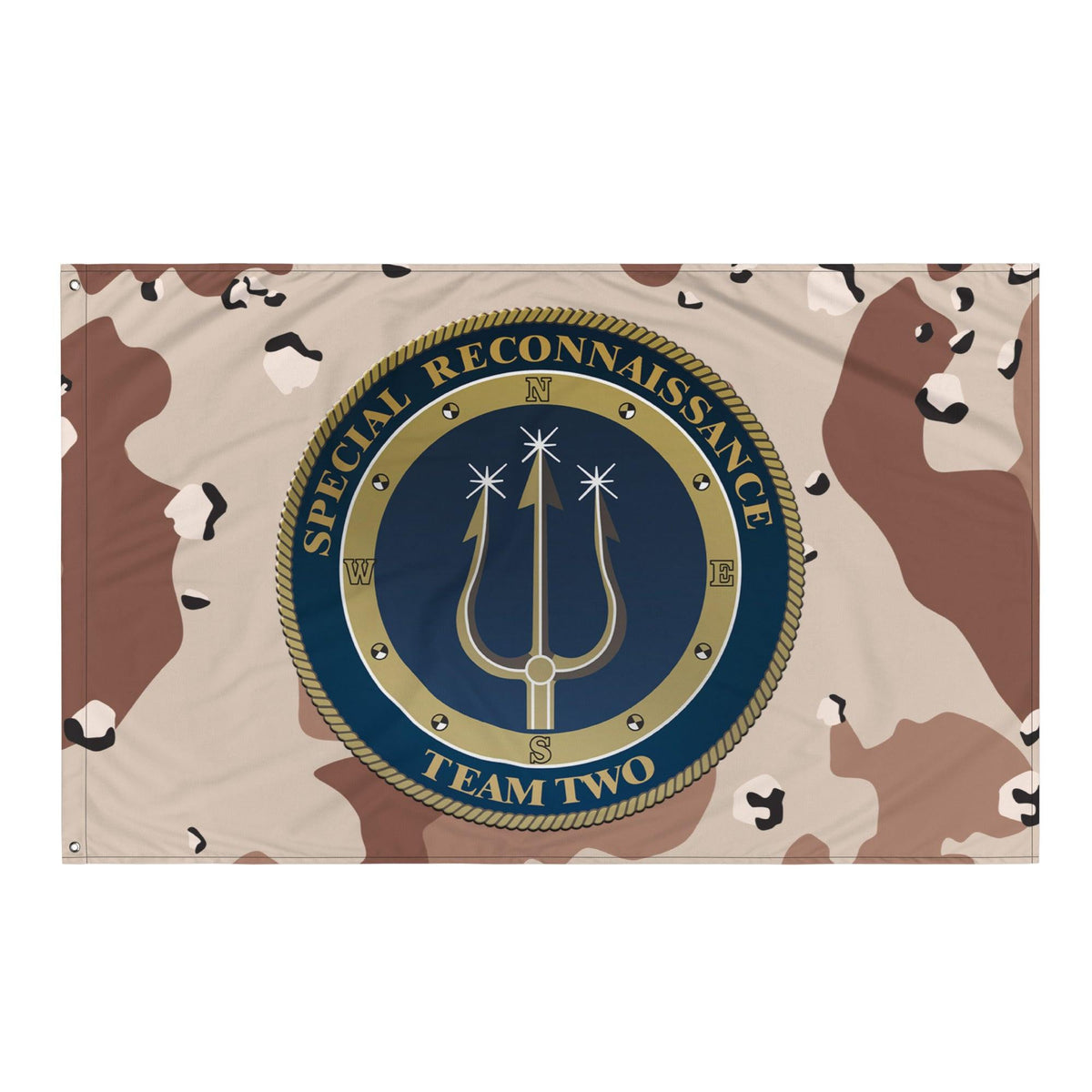 Special Reconnaissance Team Two (SRT-2) Chocolate-Chip Camo Flag
