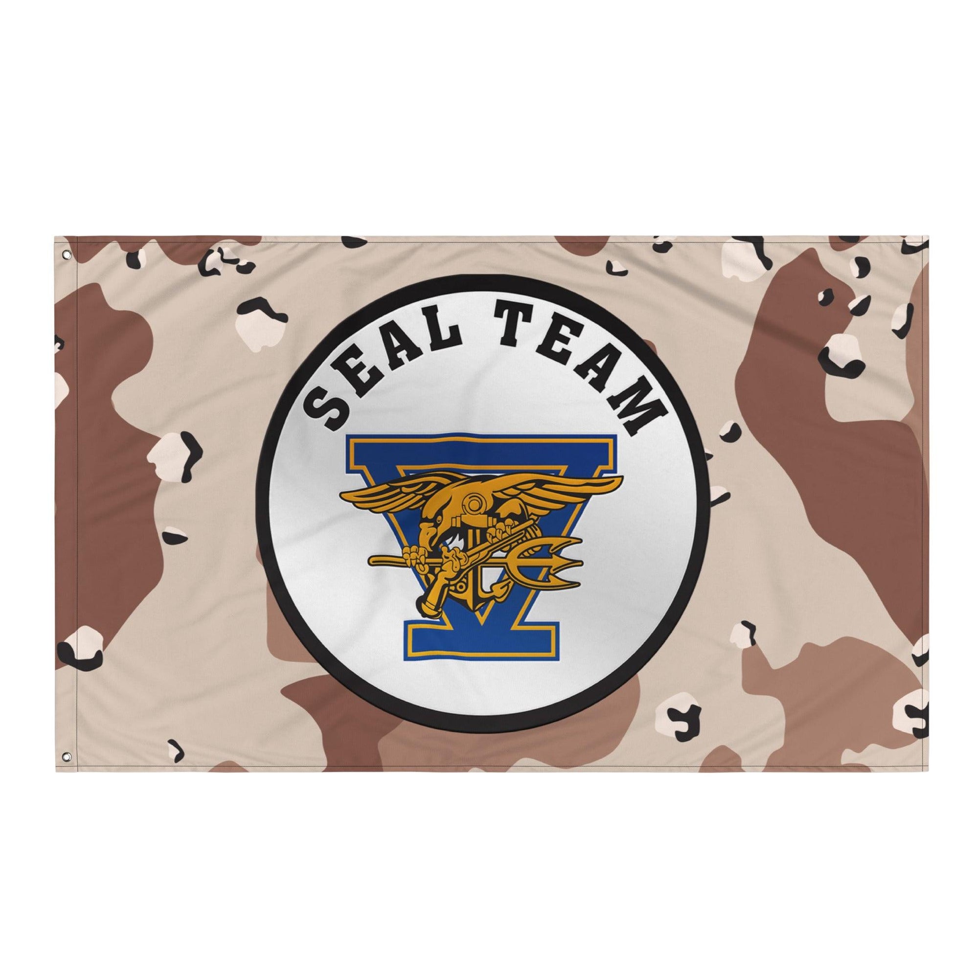 U.S. Navy SEAL Team 5 NSW Chocolate-Chip Camo Flag
