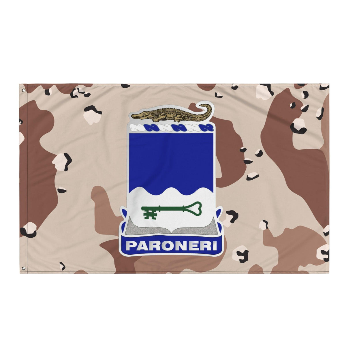 U.S. Army 211th Infantry Regiment Chocolate-Chip Camo Flag