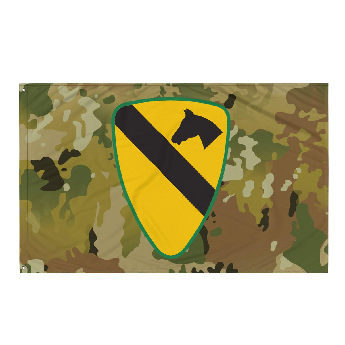 U.S. Army 1st Cavalry Division OCP Camo Flag