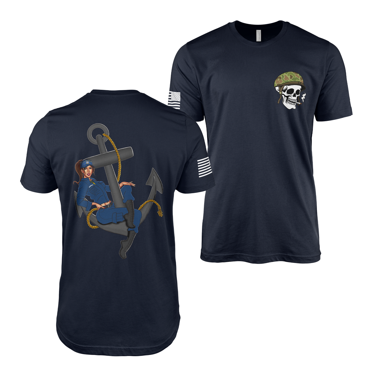 U.S. Coast Guard Pin-Up Girl Annika T-Shirt