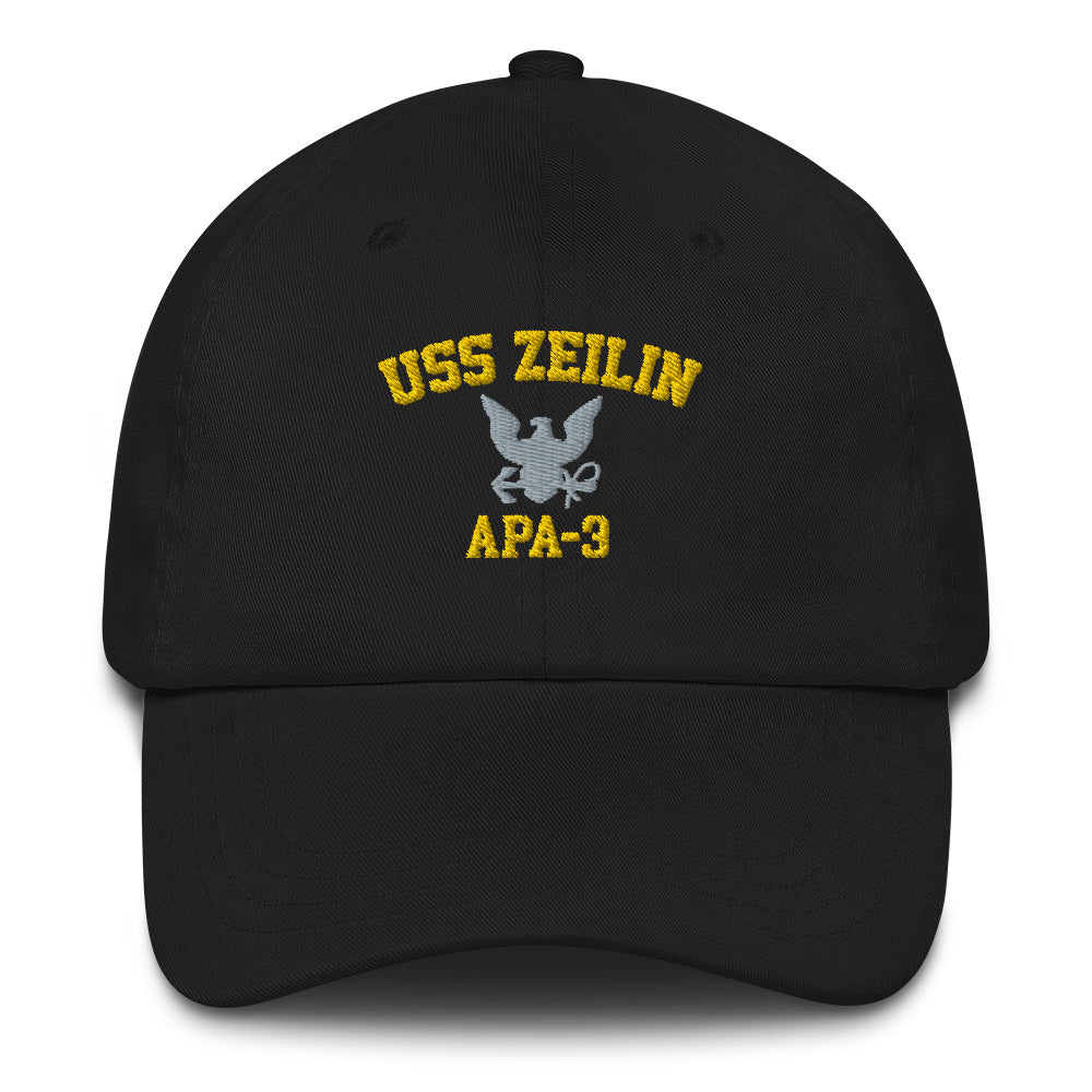 USS Zeilin (APA-3) Embroidered Dat Hat