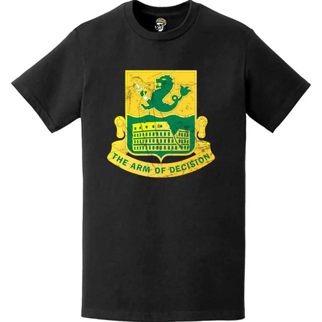 Distressed 194th Armor Regiment Emblem Logo T-Shirt - U.S. Army Armor ...