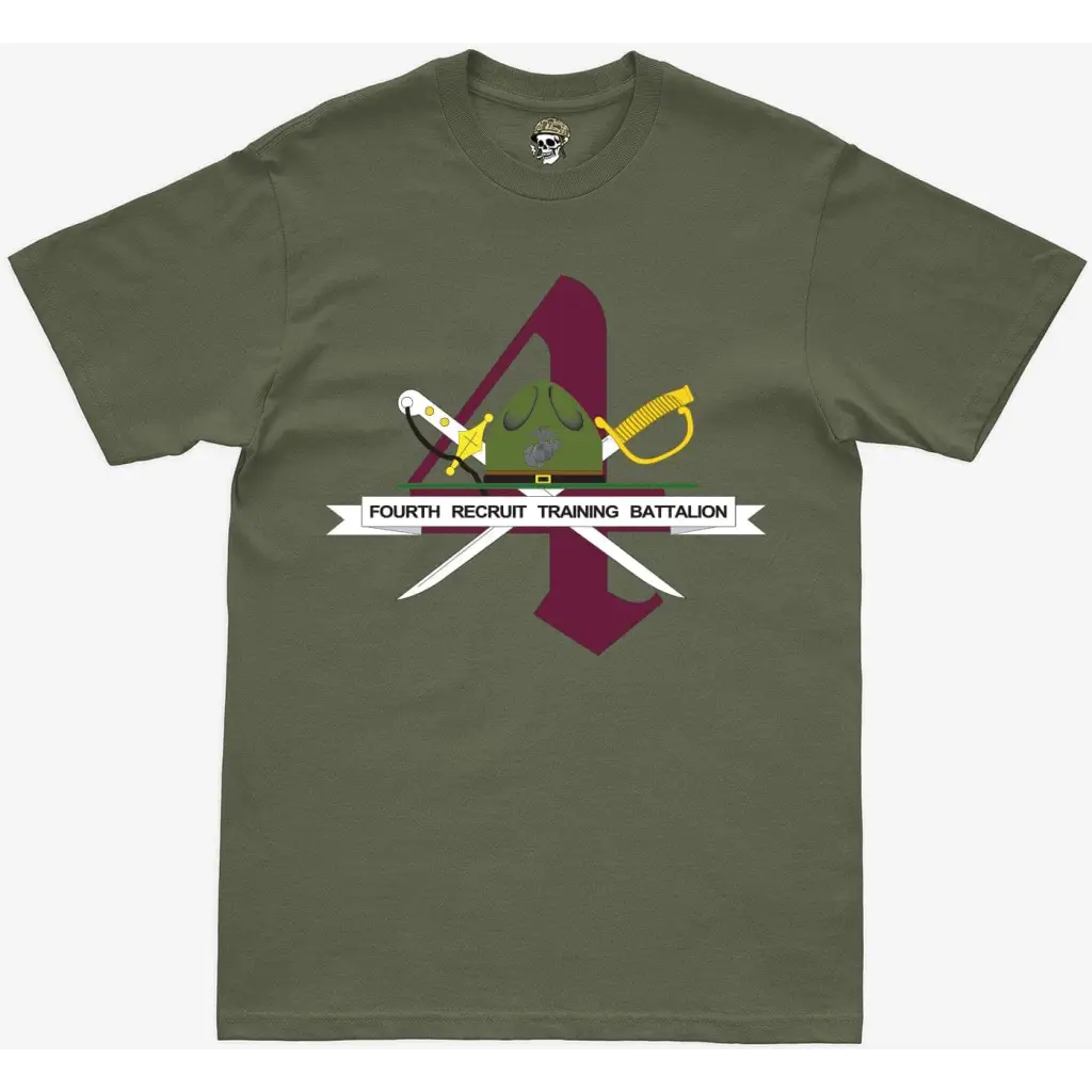 4th Recruit Training Battalion (4th RTB) Military Green T-Shirt