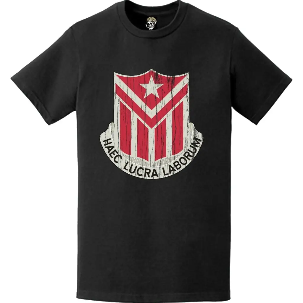Distressed 554th Engineer Battalion Logo Emblem T-Shirt - USACE Legacy ...